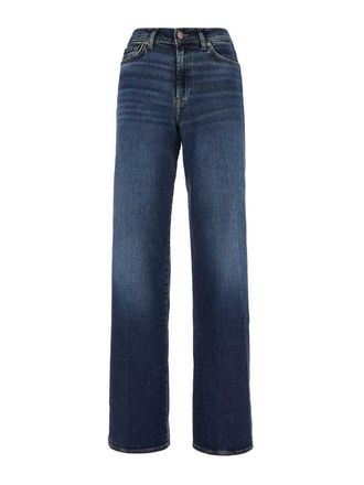7 For All Mankind Jean Droit - Bleu