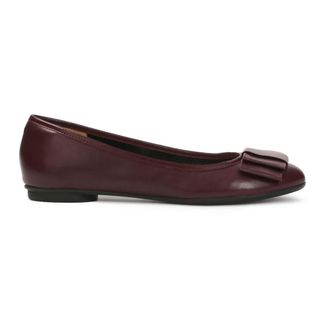 Kazar Ballerinas in Bordeaux mit einer Schleife - - Shoes - Damen - Braun - 38 EU