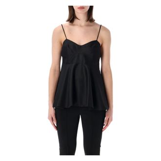 R&oacute;he Femme, Tops, Noir, Taille: 38 FR Bustier Top