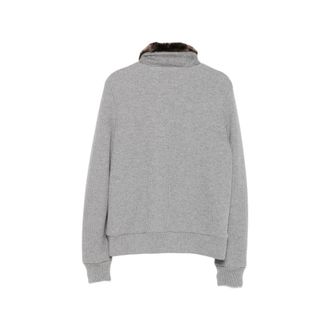 Moorer Grigi Bomber Jacket - Gray