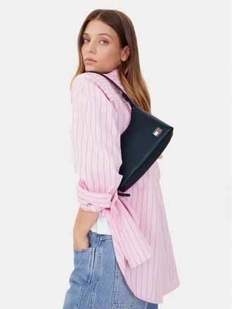 Tommy Jeans Handtasche Tjw Cool Shoulder Bag AW0AW17873 Dunkelblau