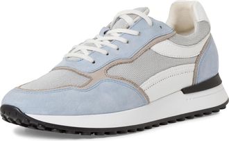 Marco Tozzi by Guido Maria Kretschmer Herren Sneaker flach aus Leder mit dicker Sohle, Blau (Lt Blue Comb), 42 EU