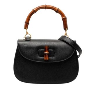 Gucci Pre-owned Bamboo Satchel - Femme - Pre-owned - Noir - Taille: ONE Size