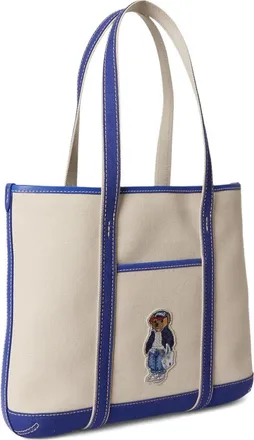 Polo Ralph Lauren sac cabas à patch brodé - Tons neutres