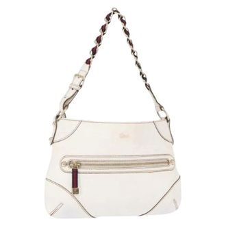 Gucci Sac bandouli&egrave;re vintage Pre-owned - Femme - Pre-owned - Blanc - Taille: ONE Size