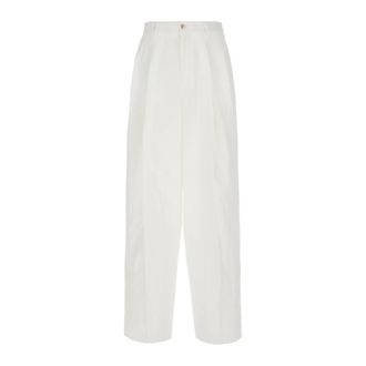 Dolce & Gabbana Homme, Pantalons, Blanc, Taille: L Pantaloni