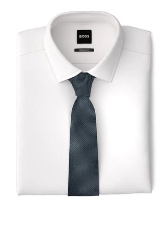 BOSS Krawatte aus Seide - Blau