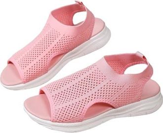 Generic Sandales Femme &eacute;t&eacute; Confortable Orthop&eacute;dique Bout Ouvert Chaussures Respirantes Antid&eacute;rapant D&eacute;Contract&eacute;Es Sandales de Plage Leger Boho Platform Sandal