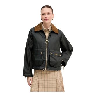 Barbour Femme, Vestes, Vert, Taille: 46 FR Veste en velours c&ocirc;tel&eacute;