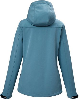 Killtec Softshelljacke KOS 481 WMN SFTSHLL JCKT Wind- u wasserabweisend, verstellbare Kapuze