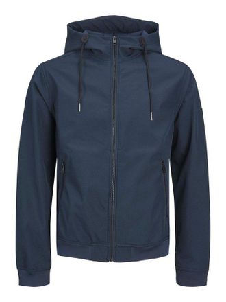 Jack & Jones Plus Size Softshelljacke JJEBASIC mit Kapuze und wasserabweisendem Stoff Kunstfaser, regular fit