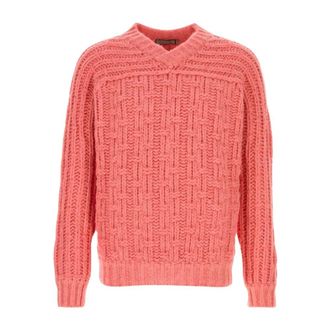 Canali Homme, Pulls, Rose, Taille: L Pull en m&eacute;lange dalpaga