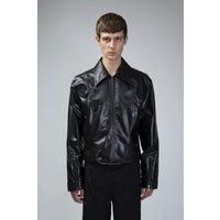 Kiko Kostadinov Kraner Cropped Leather Blouson