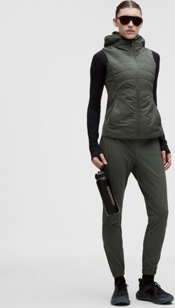 lululemon Adapted State Jogginghose mit hohem Bund Volle L&auml;nge f&uuml;r Frauen - Gr&ouml;&szlig;e 10 in Palm Deco