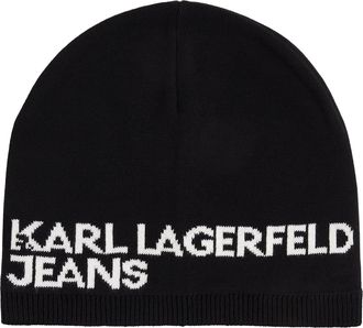 Karl Lagerfeld Karl Lagerfeld Jeans, Herren, Einlagige LogoM&uuml;tze, Schwarz, One Size