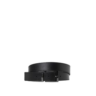 Emporio Armani Homme, Accessoires, Noir, Taille: ONE Size Ceinture en Cuir Ajustable pour Occasions Formelles et Décontractées