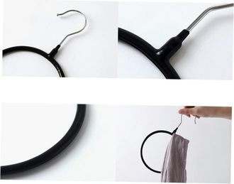 Cabilock 5 St&uuml;ck G&uuml;rtelaufh&auml;nger Aus Rostfreiem Stahl Schal Und Krawattenhalter Mit Ringen Robuster Organizer F&uuml;rs Schlafzimmer Faltenfreie Kleiderschrank Ordn