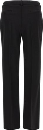 P.A.R.O.S.H. Virgin Wool Straight-Leg Trousers - Black