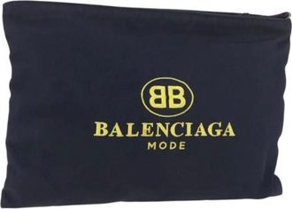 Balenciaga Sac pochette vintage doccasion - Femme - Pre-owned - Noir - Taille: ONE Size