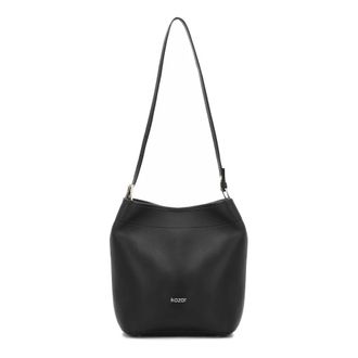 Kazar Schwarze naturleder handtasche mit verstellbarem gurt - - Bags - Damen - Schwarzk - ONE SIZE
