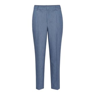Kaffe Pantalon zipp&eacute; KAsakura - Femme - Pantalons - Bleu - Taille: 38 FR