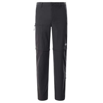 The North Face Resolve Convertible Wanderhose Herren - wasserdichte Zip-Off Trekkinghose, Asphaltgrau, 46