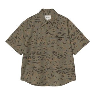 Carhartt Work in Progress Femme, Blouses et Chemises, Vert, Taille: 36 FR Chemise Travon