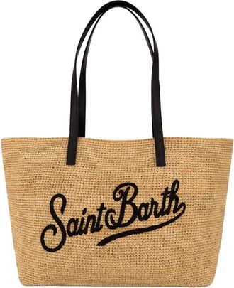 MC2 Saint Barth Femme, Sacs, Beige, Taille: ONE Size Sac City en Raphia