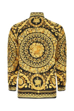 Versace 5b000 Exterior: Silk Camicie Shirt