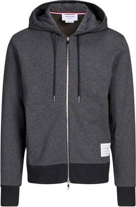 Thom Browne Sweat zipp&eacute; &agrave; capuche en coton