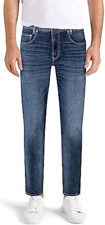 Mac Jeans Jean droit Angela pour femme, bleu, 36W x 30L