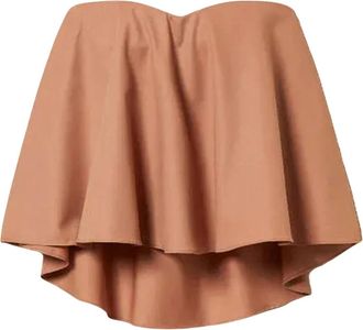 Twinset Femme, Blouses et Chemises, Beige, Taille: 38 FR Top Svasato Decolette