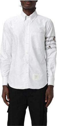 Thom Browne Homme, Chemises, Blanc, Taille: S Casual Chemises