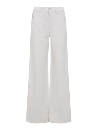 Brunello Cucinelli Jean Droit - Blanc