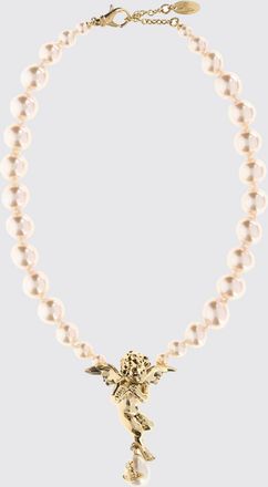 Vivienne Westwood Choker-Halskette Putti aus Messing mit Kunstperlen