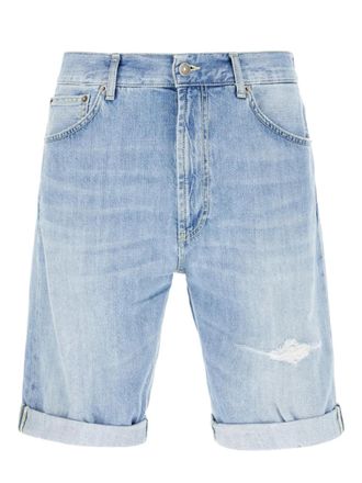Dondup short en jean à ourlet retroussé - Bleu