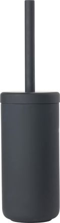 Zone Denmark Ume Toilettenbürste, WC Bürste, Klobürste in Schönem Dänischem Design, aus Steinzeug mit Soft Touch-Beschichtung, Durchm. 10 cm, Höhe 38,7 cm, Schwarz