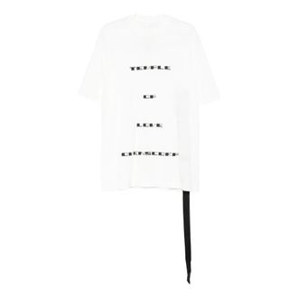 Rick Owens Femme, Tops, Blanc, Taille: 38 FR T-shirt Jumbo