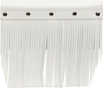 Comme Des Garçons Portemonnaie mit Fransen - Weiß