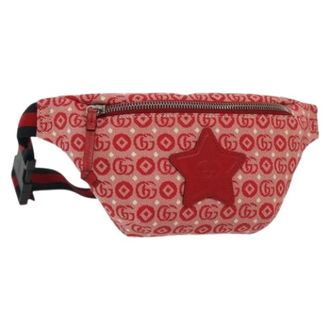 Gucci Pre-owned Toile sacs-bandouliere - Femme - Pre-owned - Rouge - Taille: ONE Size