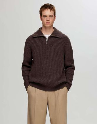 Selected Pantalon - G&acirc;teau au chocolat-Brown