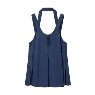 Emporio Armani Femme, Tops, Bleu, Taille: 38 FR Emporio Armani T-shirts et polos Bleu
