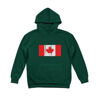 Generic Sweatshirt Canada Doublure Polaire Canada Drapeau Lettres Graphiques Pull Col Rond Manches Longues Coupe Ample Sweat V&ecirc;tewoments Plusieurs Couleurs du