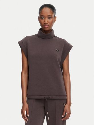 Guess Sweatshirt V6YQ18 K4318 Braun Regular Fit