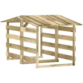 Les Tendances Pergolas avec toits 2 pcs 100x90x100 Bois de pin impr&eacute;gn&eacute;