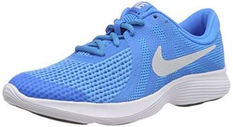 Nike Nike Revolution 4 (GS), Sneakers Basses Homme, Multicolore (Blue Hero/Pure Platinum/Blue Glow/Black 001), 39 EU