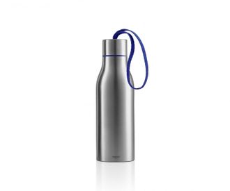 Eva Solo Eva Solo Thermosflasche 0,5 L, Edelstahl, Blau, 7 x 7 x 23 cm