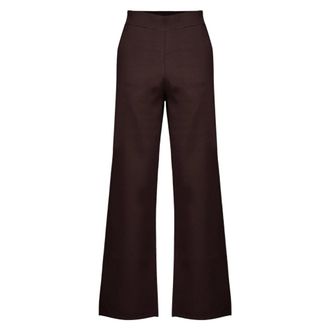 Max Mara Pantalon large - Femme - Pantalons - Brun - Taille: 40 FR
