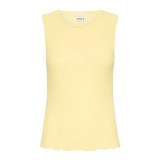 Ichi Ichi - Hauts sans manches - Femme - Tops - Jaune - Taille: 42 FR