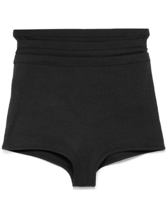 Viktor & Rolf short court à effet superposé - Noir